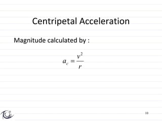 Uniform circular motion worked examples | PPTX