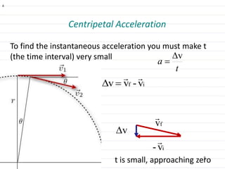 Uniform circular motion worked examples | PPT