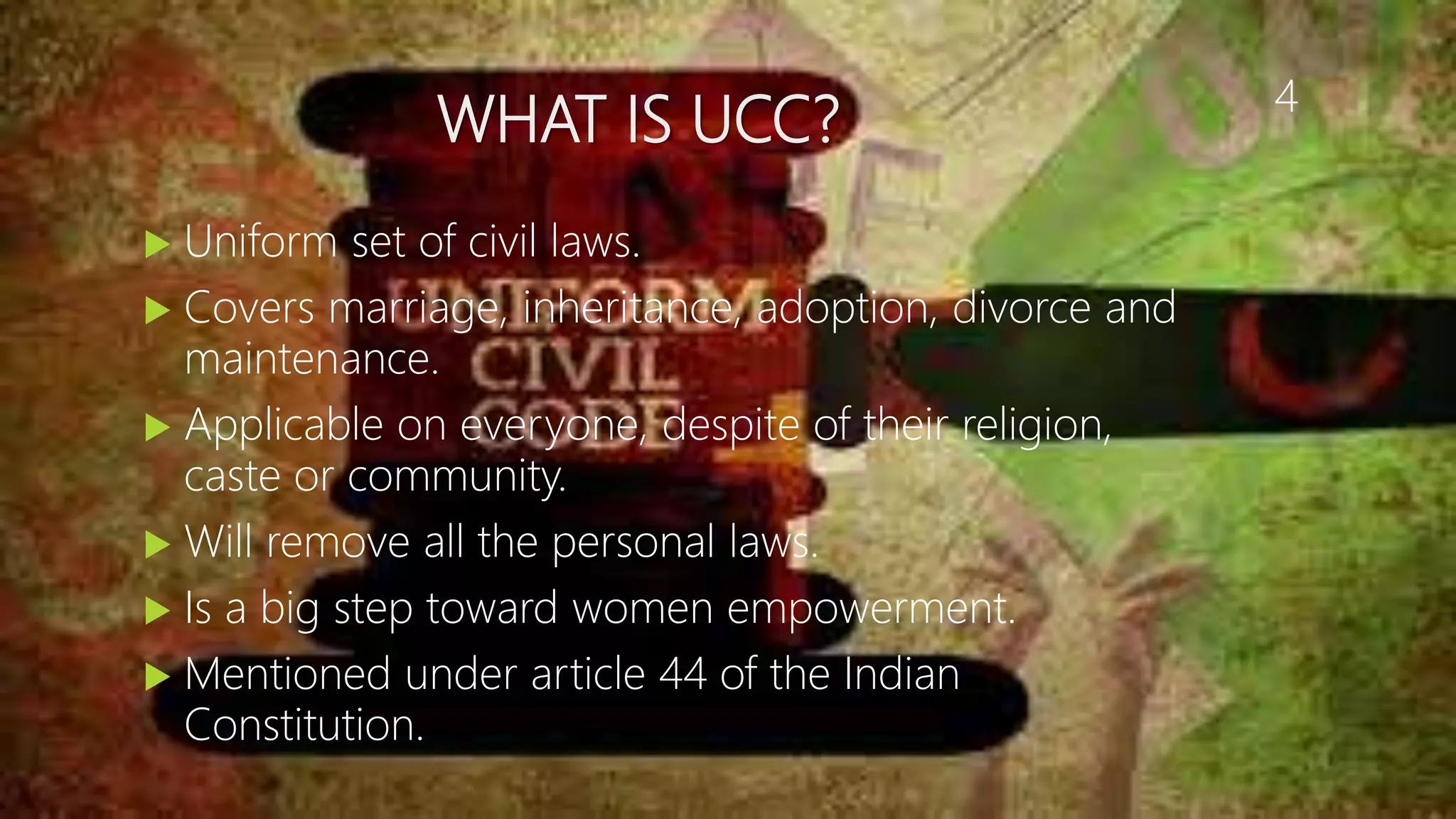 Uniform civil code | PPTX