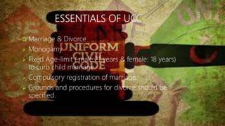 Uniform civil code | PPTX