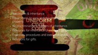 Uniform civil code | PPTX