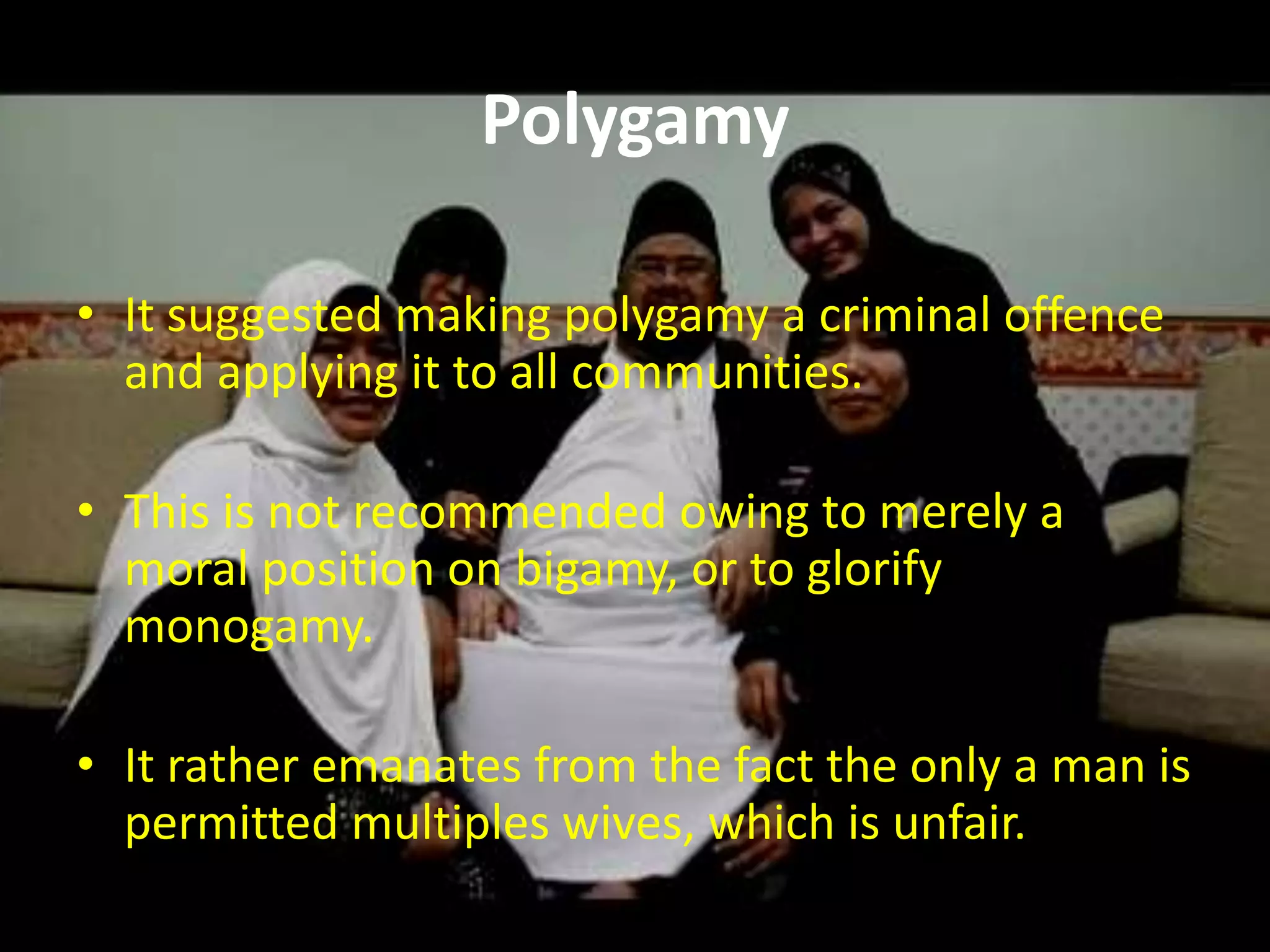 Uniform civil code law commision's observation | PPTX | Marriage and Civil Unions | Family and ...