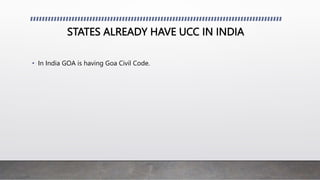 Uniform Civil Code UCC.pptx
