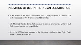 Uniform Civil Code UCC.pptx