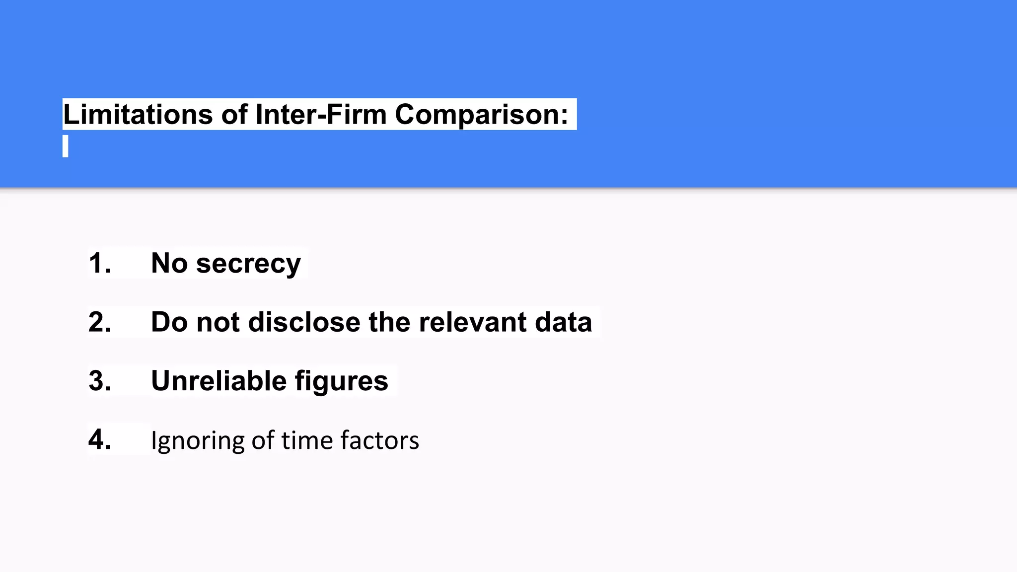 Uniform costing and inter firm comparison methods | PPTX