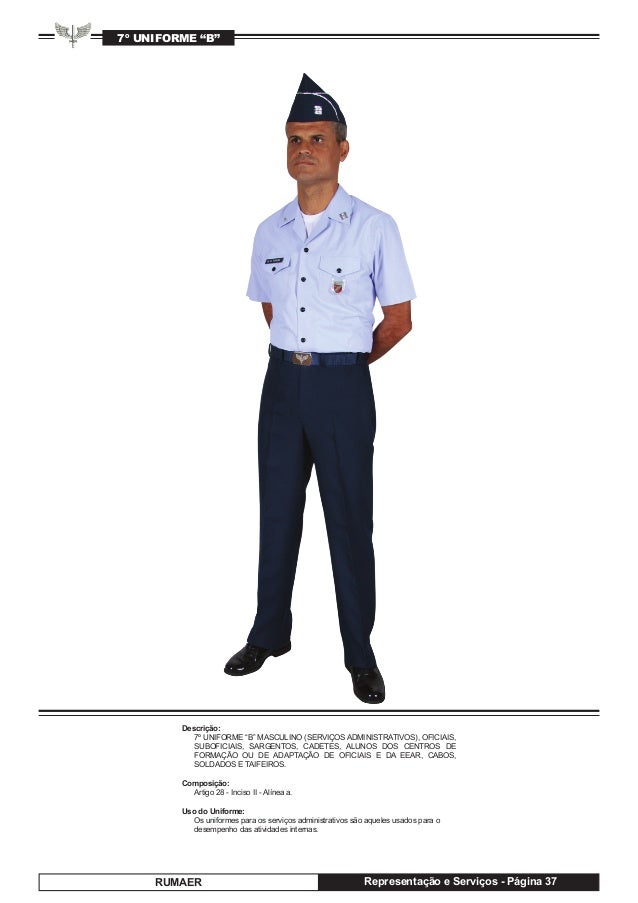 Uniforme de Representação e Serviços da Força Aérea Brasileira