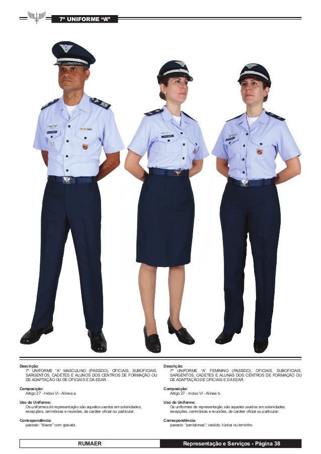 Uniforme de Representação e Serviços da Força Aérea Brasileira