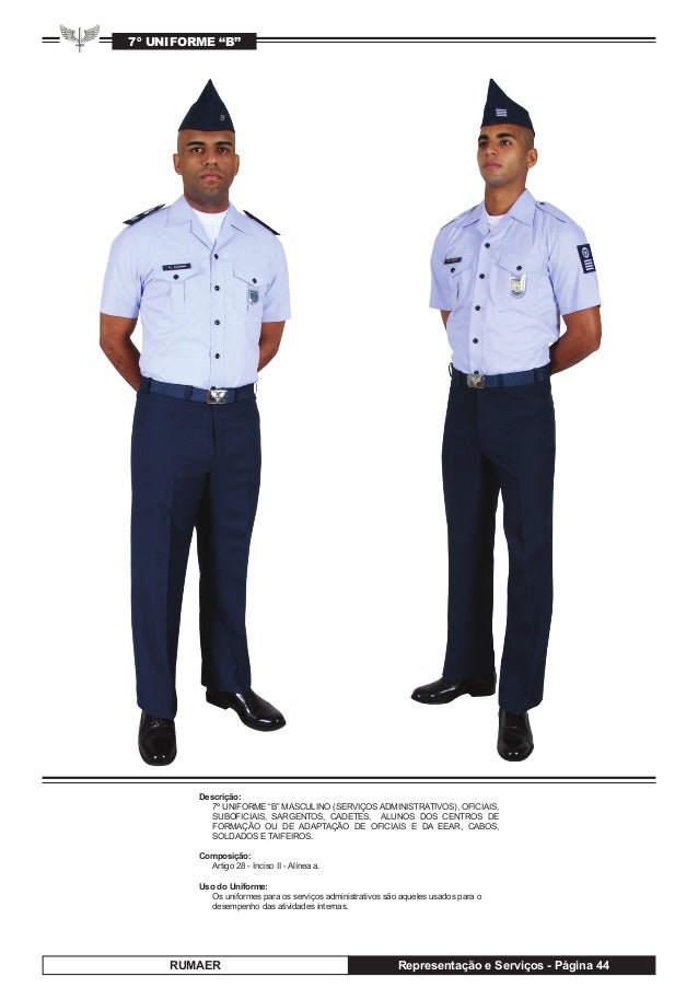 Uniforme de Representação e Serviços da Força Aérea Brasileira