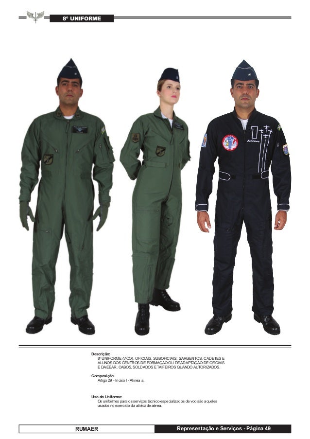 Uniforme de Representação e Serviços da Força Aérea Brasileira