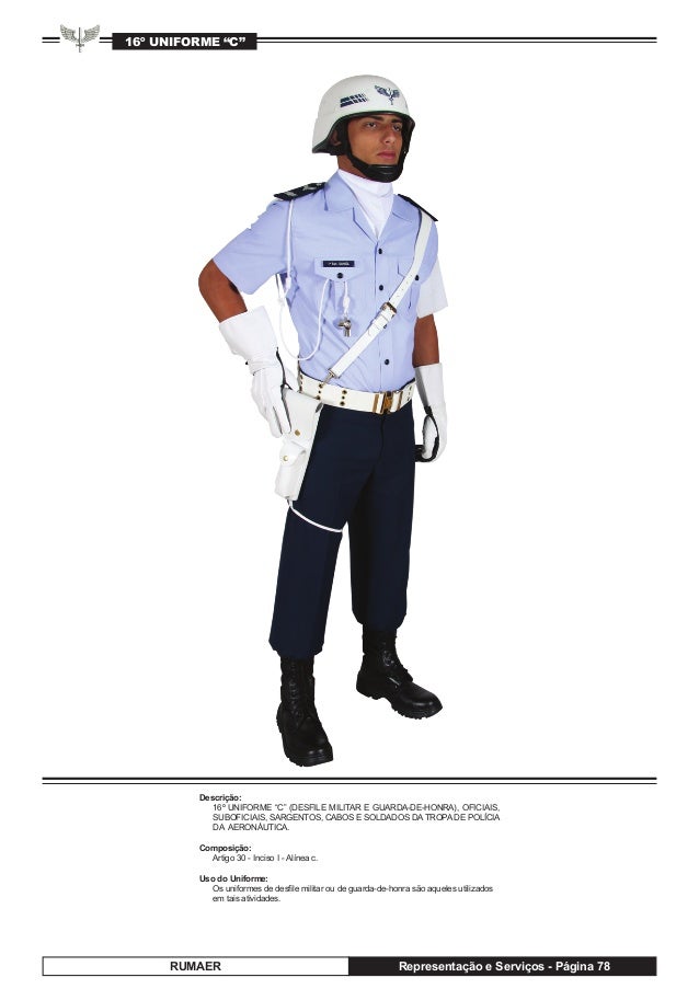 Uniforme de Representação e Serviços da Força Aérea Brasileira