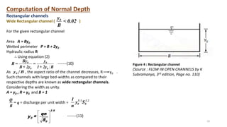 Uniform flow computations in open channel flow | PPTX