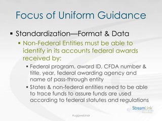 Uniform Grant Guidance: Preparing Your Organization for Compliance | PPT