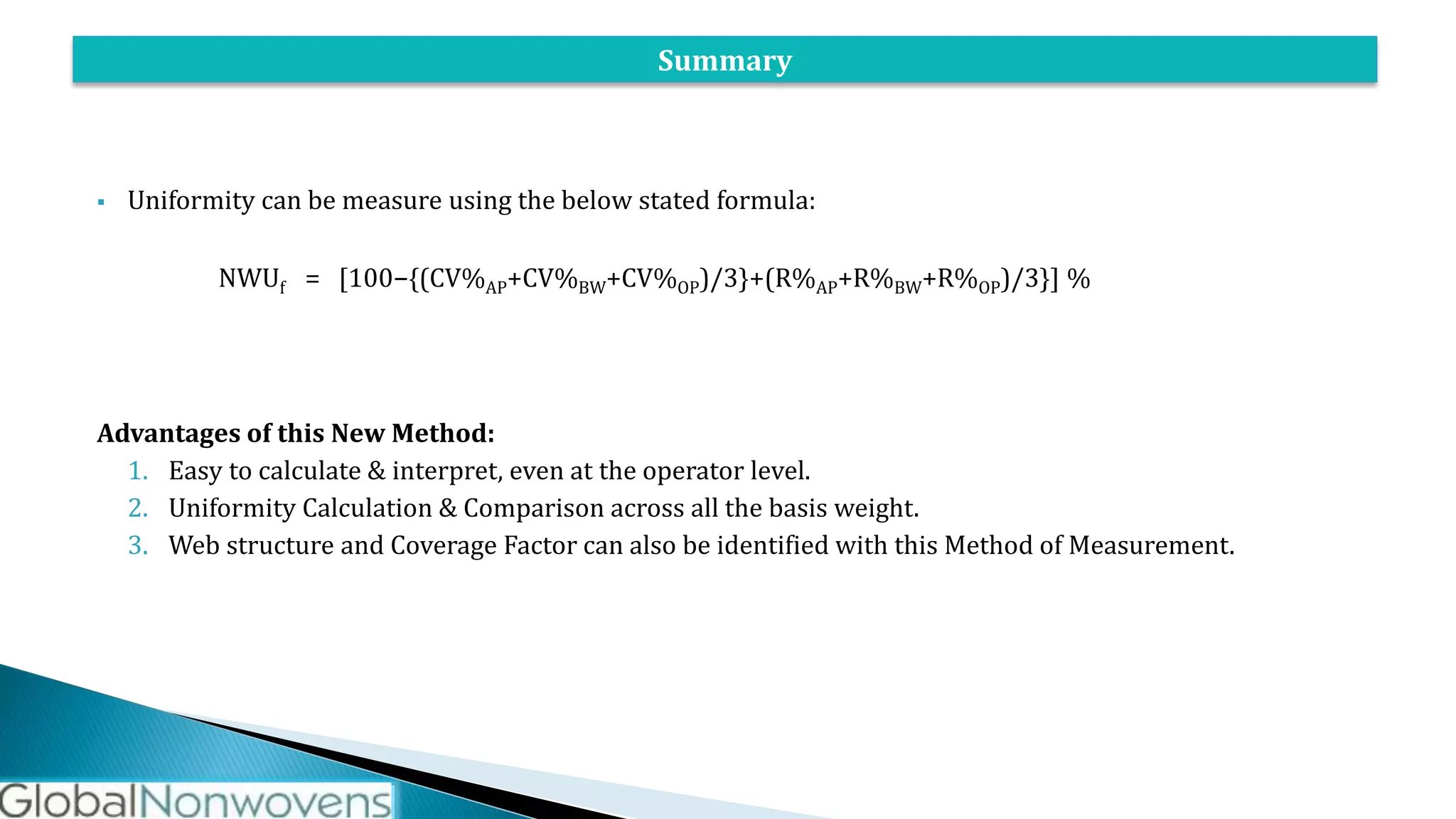 Uniformity of Web Formation_Thermal Bonded Nonwovens Fabric | PDF