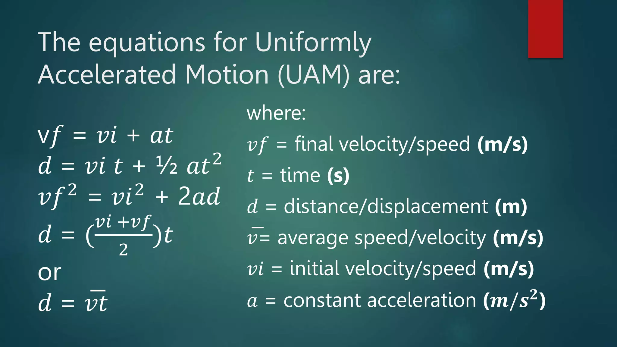UNIFORMLY ACCELERATED MOTION 1.pptx