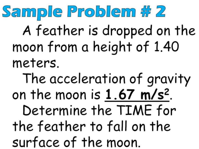 Uniformly accelerated motion (free fall) problems and solutions | PPTX ...