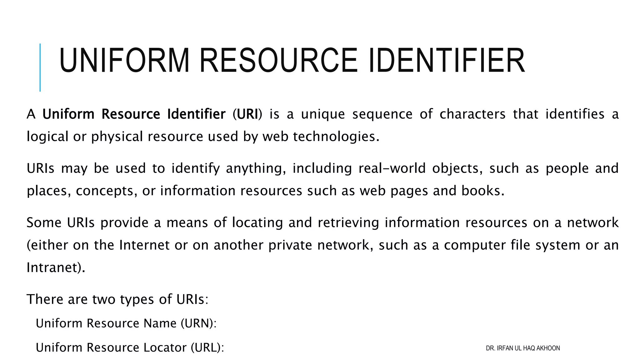 Uniform Resource Locator (URL), PURL.pptx