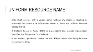 Uniform Resource Locator (URL), PURL.pptx