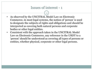 Uniform Rules for Digital Trade (URDT) | PPTX