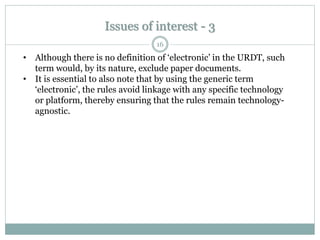 Uniform Rules for Digital Trade (URDT) | PPTX