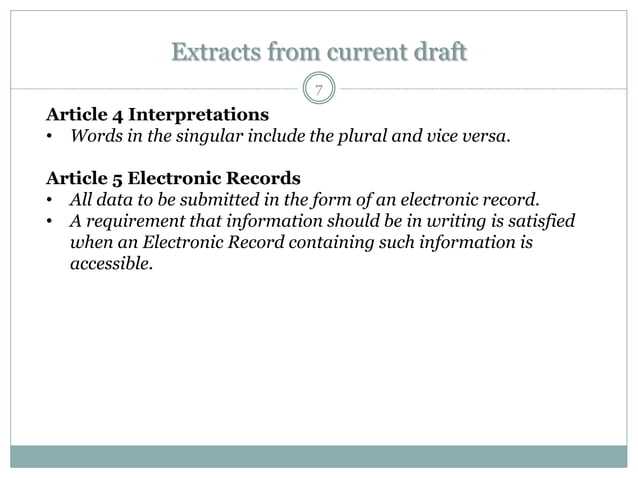 Uniform Rules for Digital Trade (URDT) | PPTX