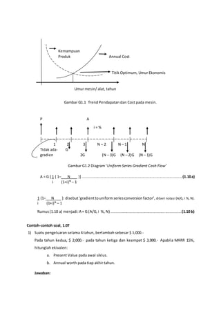 Uniform series arithmetic gradient cash flow Nizar | PDF