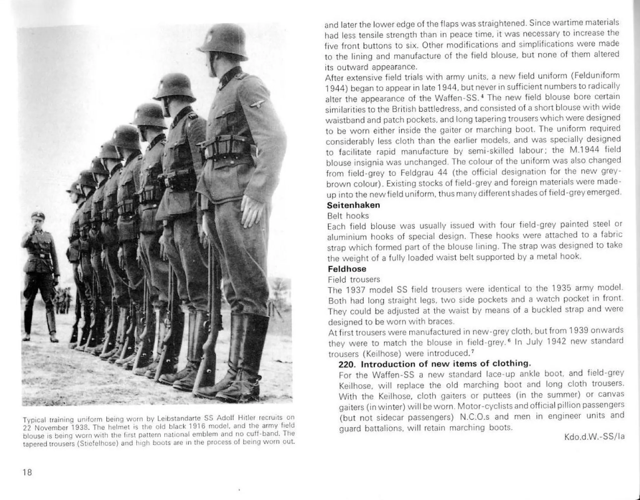 Uniforms of the SS-volume 6-Waffen-SS clothing and equipment 1939-1945 ...