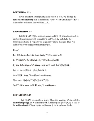 Uniform spaces -_riyas | PDF
