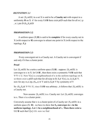 Uniform spaces -_riyas | PDF