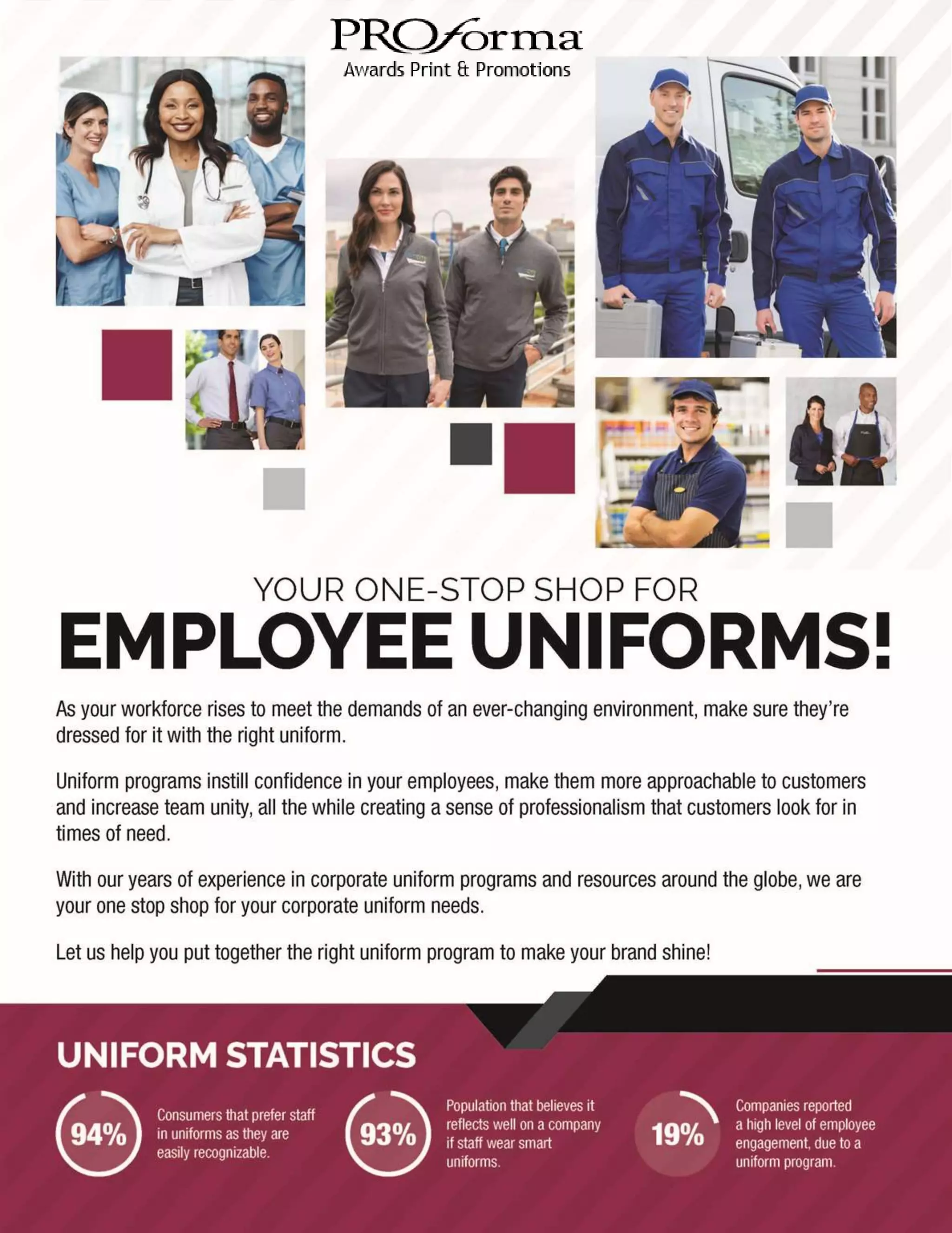 Uniform Program Resource By Proforma Awards Print & Promotionspapp | PDF