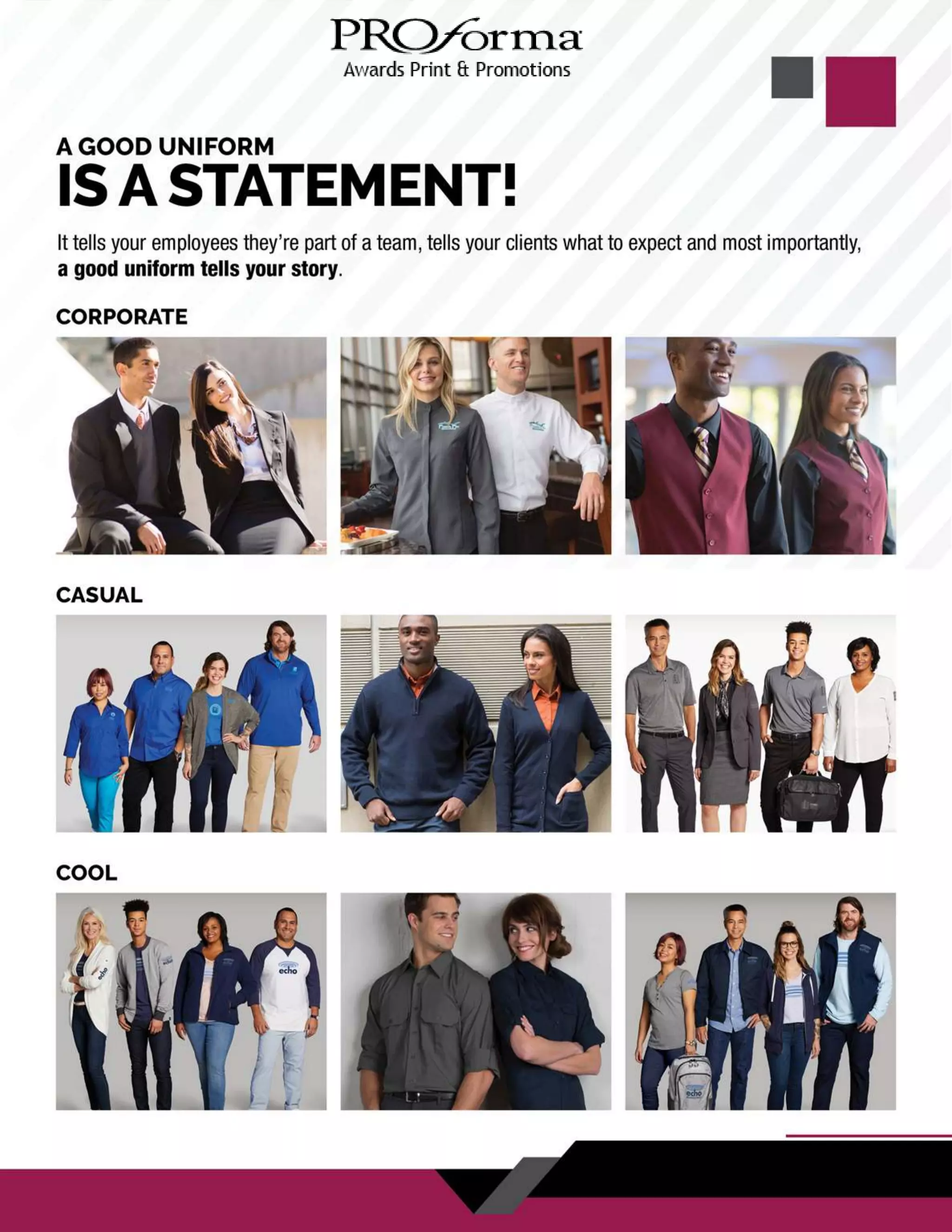 Uniform Program Resource By Proforma Awards Print & Promotionspapp | PDF