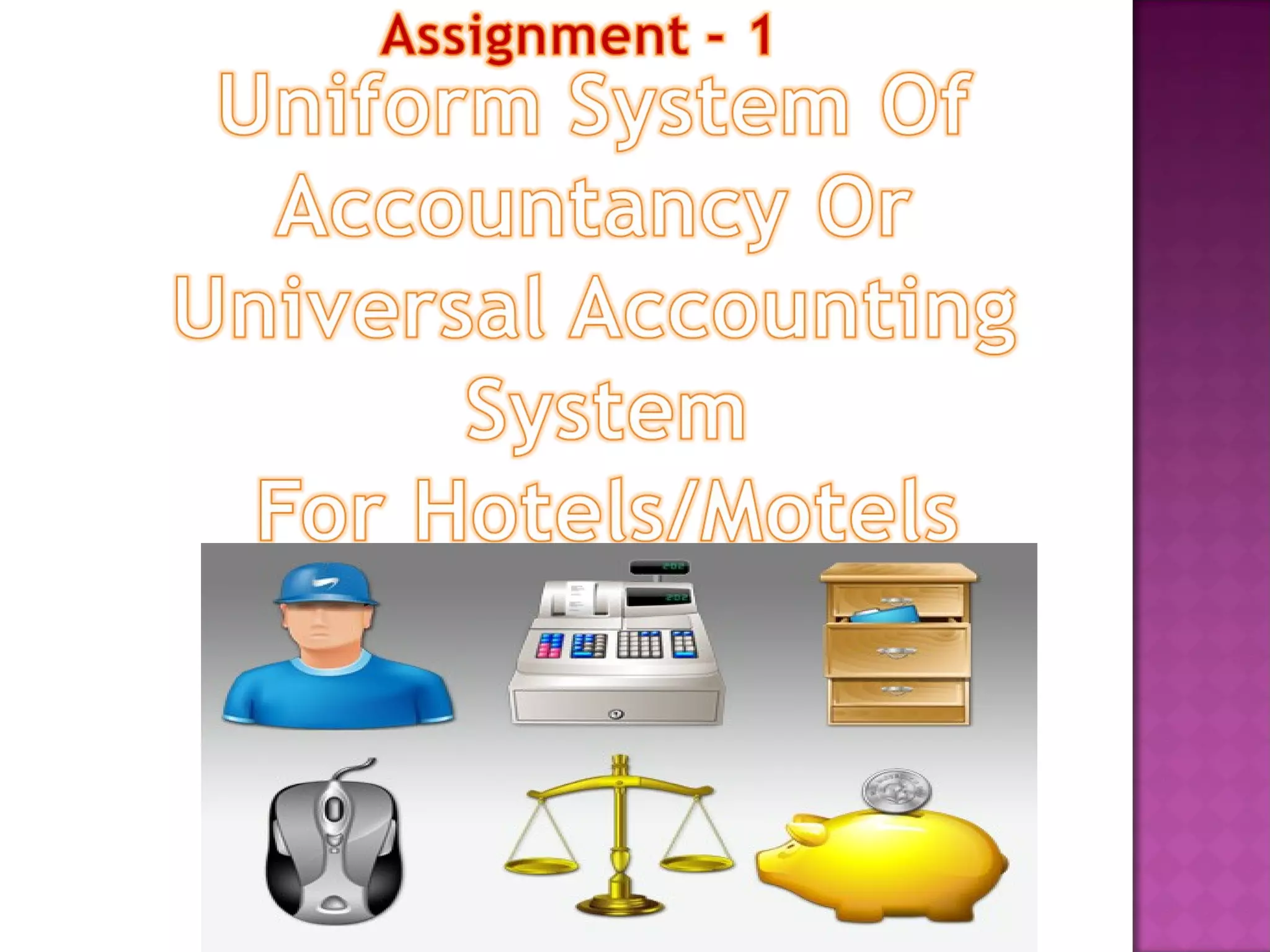 Uniform system of accountancy | PPT