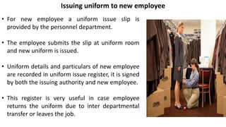 Uniform & uniform room | PPTX