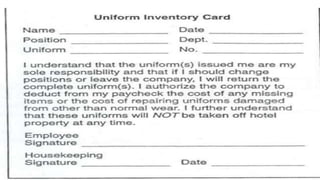 Uniform & uniform room | PPTX