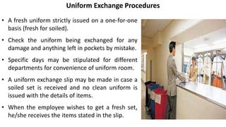 Uniform & uniform room | PPTX