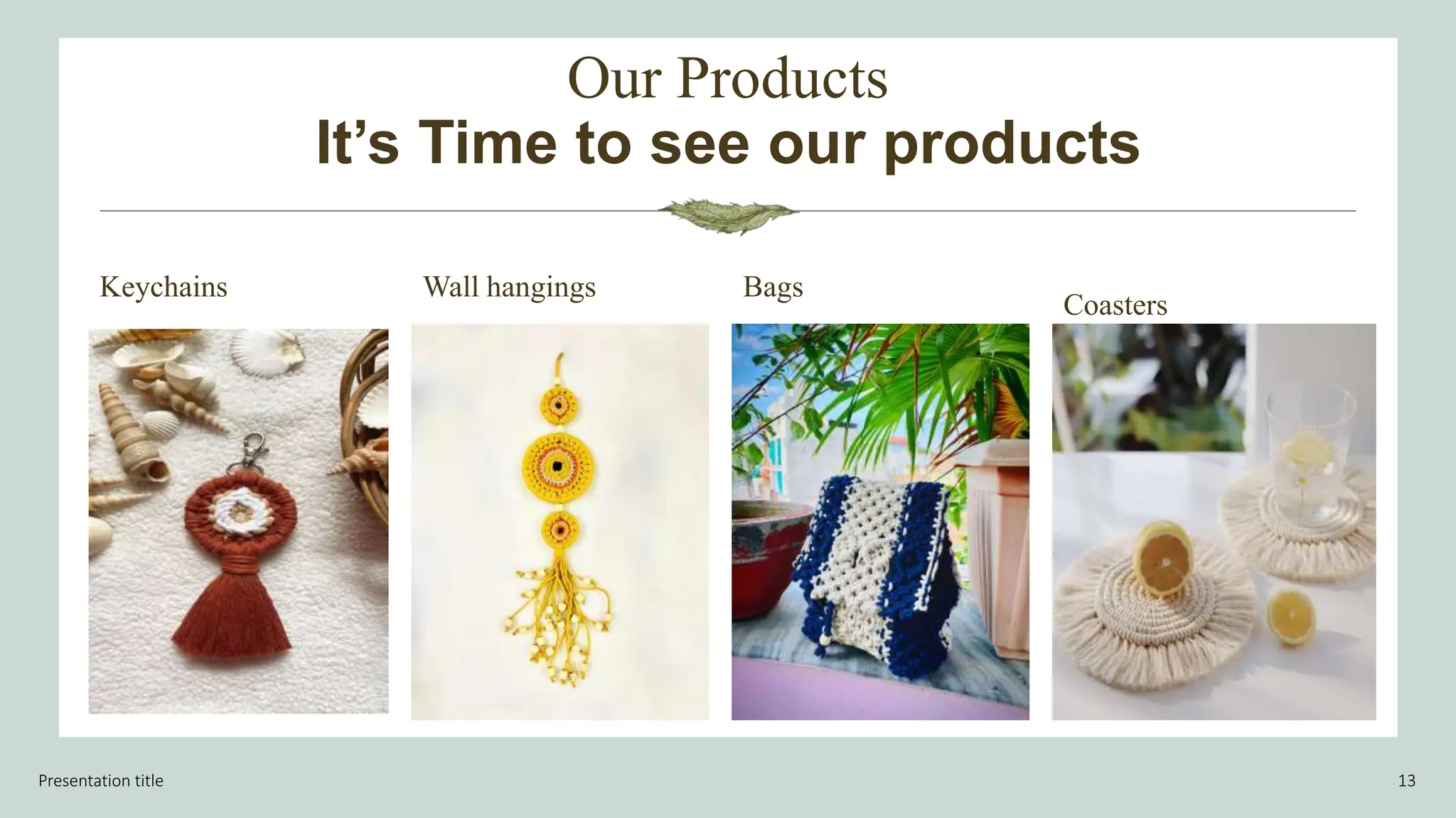 Macrame products on Unifycord and learn with us | PPTX