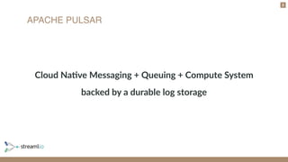 Unifying Messaging, Queueing & Light Weight Compute Using Apache Pulsar | PPT