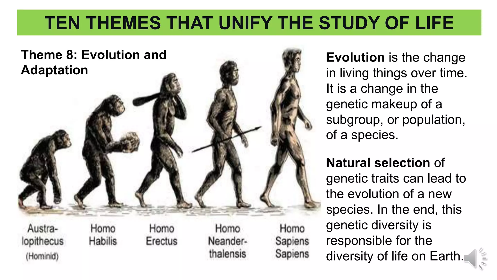 Unifying Themes in the study of life.pptx | Gardening | Home & Garden