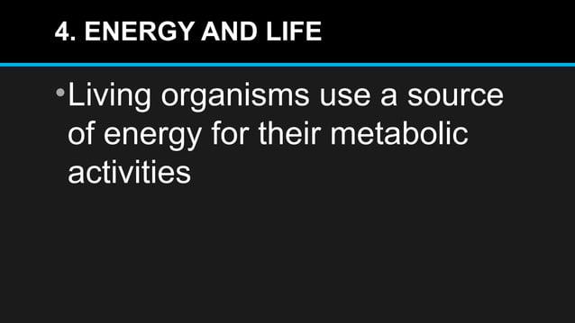Unifying Themes in the Study of Life.pptx | Biological Sciences | Science