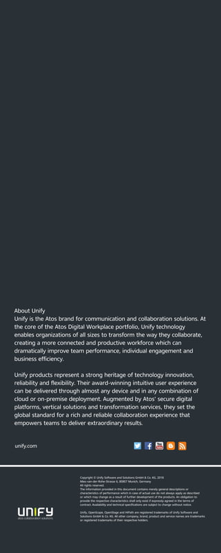 Unify Industry Predictions 18 Infographic | PDF