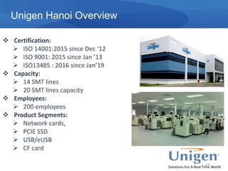 Unigen Hanoi Electronics Manufacturing Service Provider in North ...