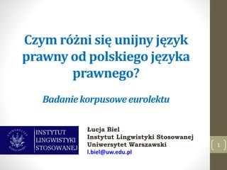 Czym różni się unijn | PPT