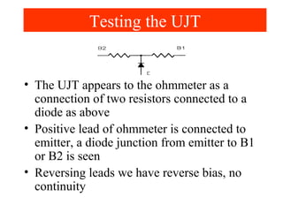 Unijunction transistor (ujt) | PPT
