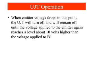 Unijunction transistor (ujt) | PPT