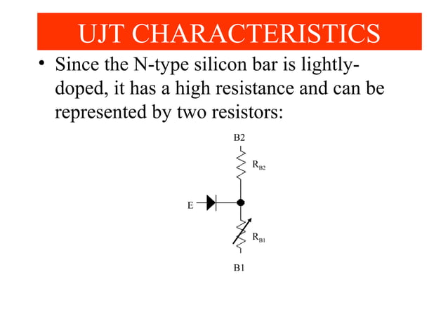 Unijunction transistor (ujt) | PPT