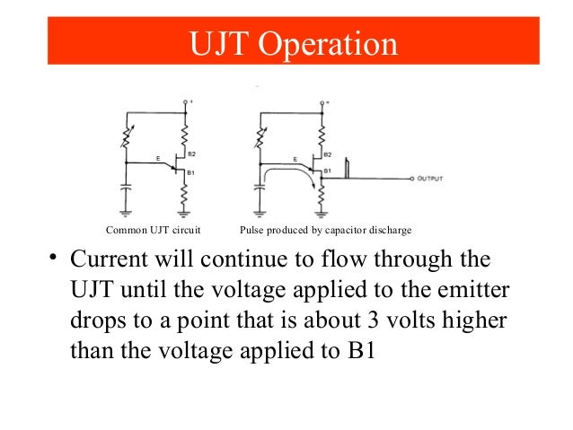 Unijunction transistor (ujt)
