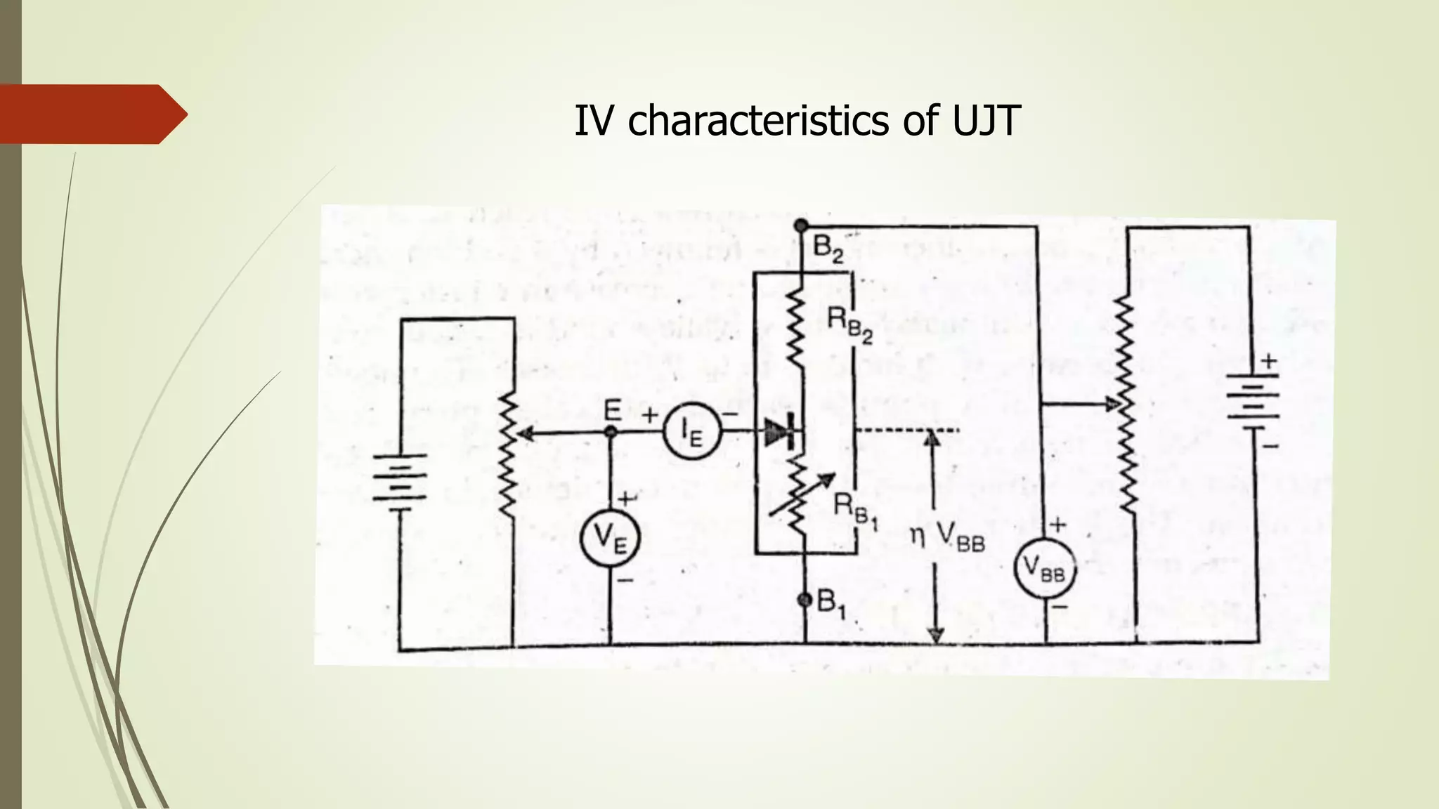 Unijunction transistor (ujt) | PPTX