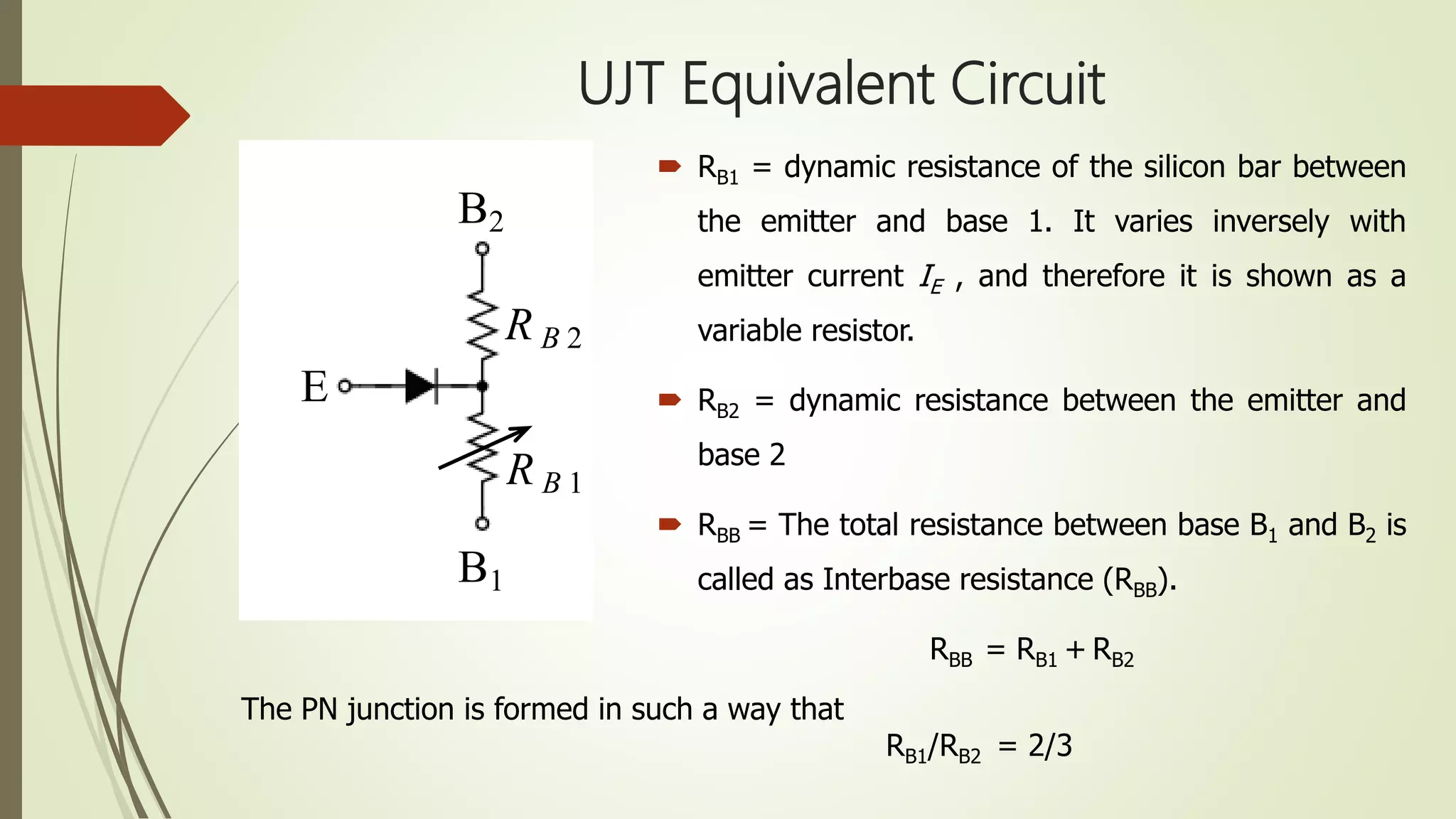 Unijunction transistor (ujt) | PPTX