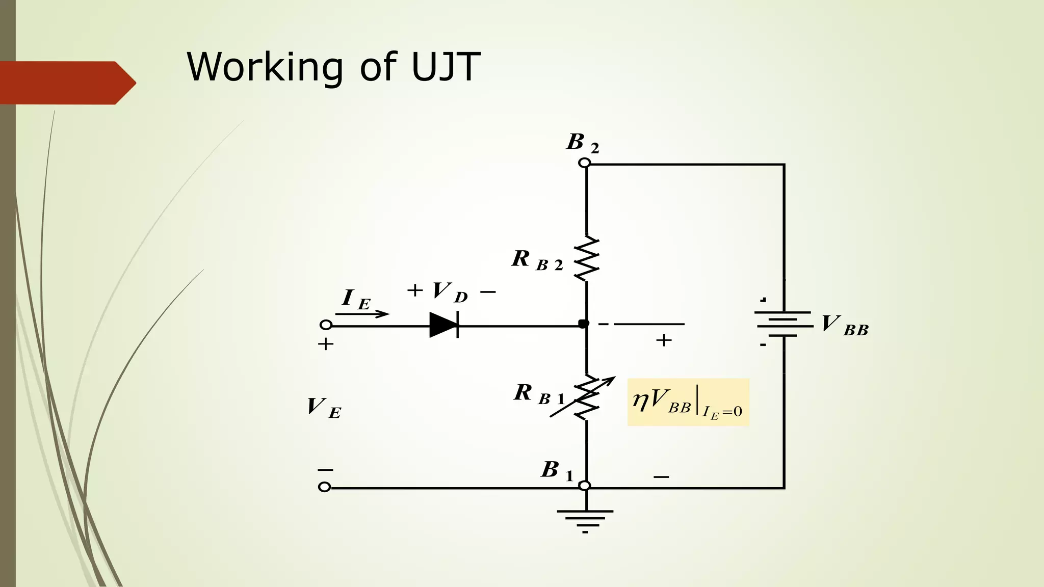 Unijunction transistor (ujt) | PPTX