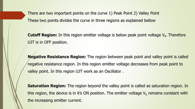 Unijunction transistor (ujt) | PPTX