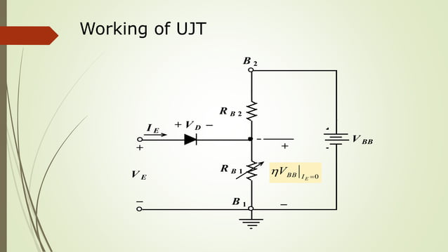 Unijunction transistor (ujt) | PPTX